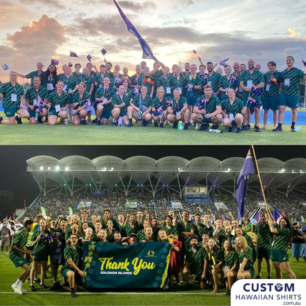 Pacific Games, Solomon Islands - Aussie Olympic Team Shirts 2024 ...