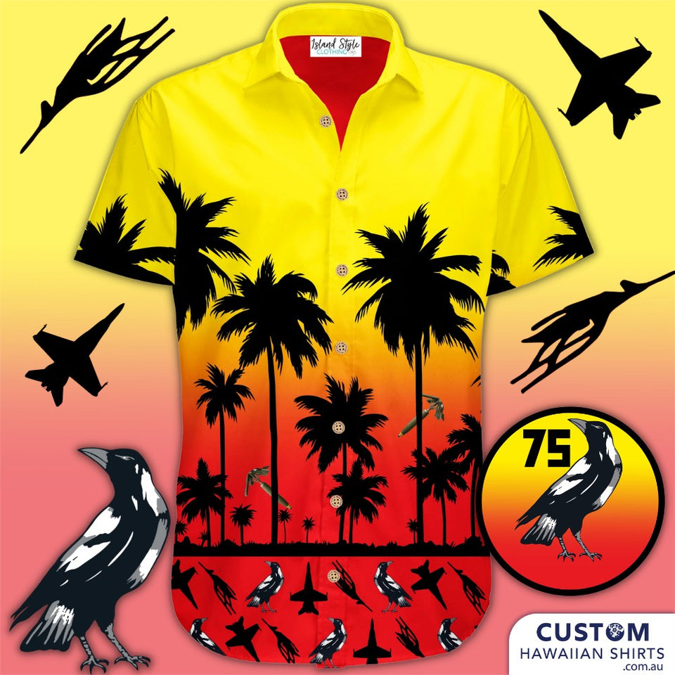 75 SQD, AUSSIE RAAF, ADF - Custom Shirts – Custom Hawaiian Shirts