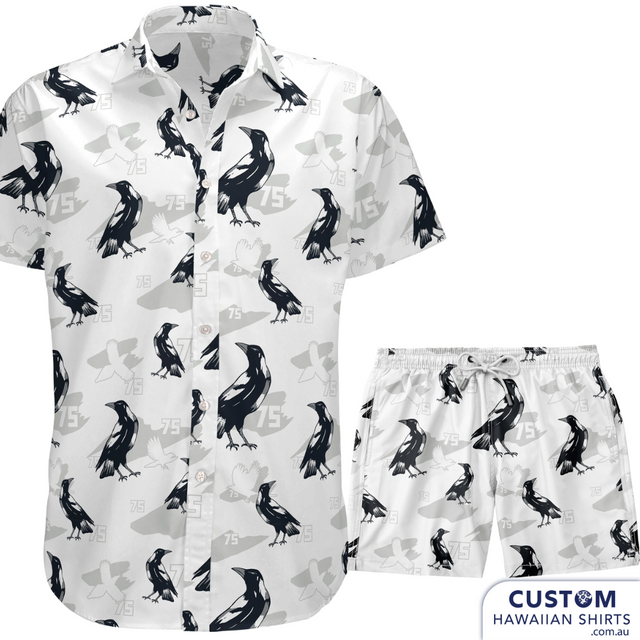 75 SQUADRON, AUSSIE RAAF - Magpies – Custom Hawaiian Shirts
