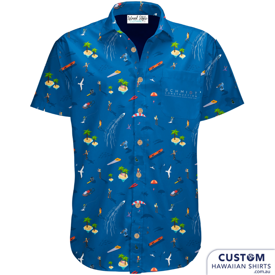 Schmidt Construction - Custom Hawaiian Shirts